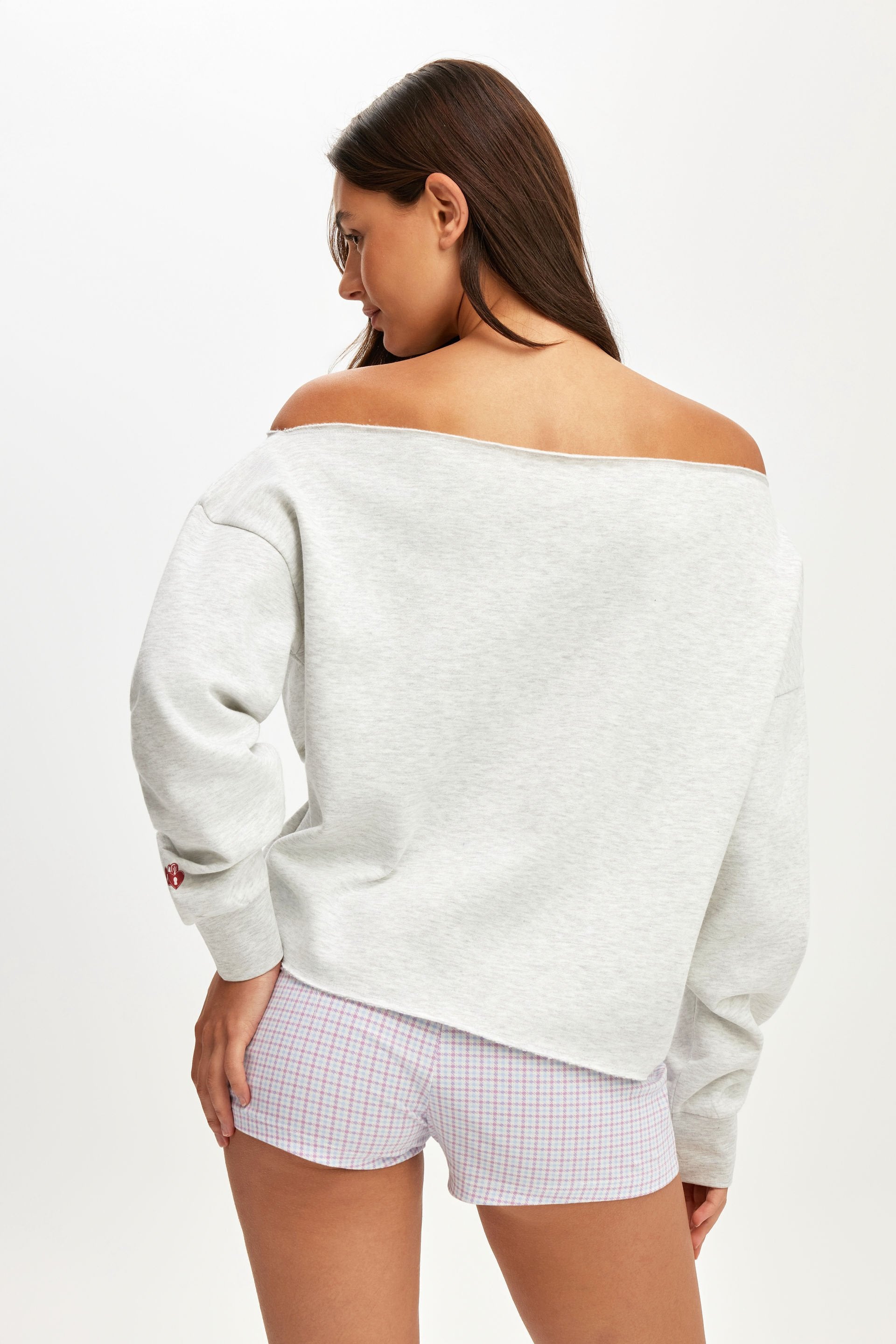 Off The Shoulder Fleece Jumper – Cotton On
